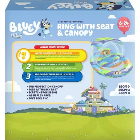 Bluey Ring With Seat & Canopy 6-24Mths-15Kg (Refresh)
