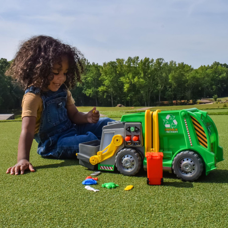 Maxx Action Motorized 'lights & Sounds' 3 In 1 Recycle
