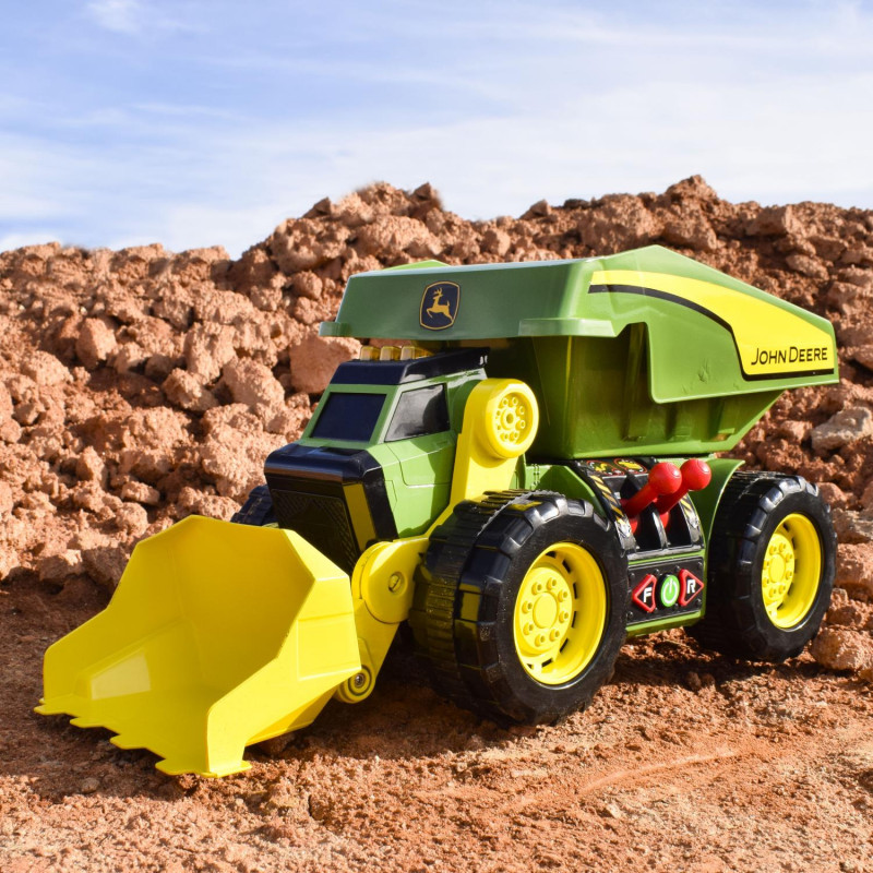 John Deere 2-N-1 Dig Rig – Dump Truck And Front End Loader