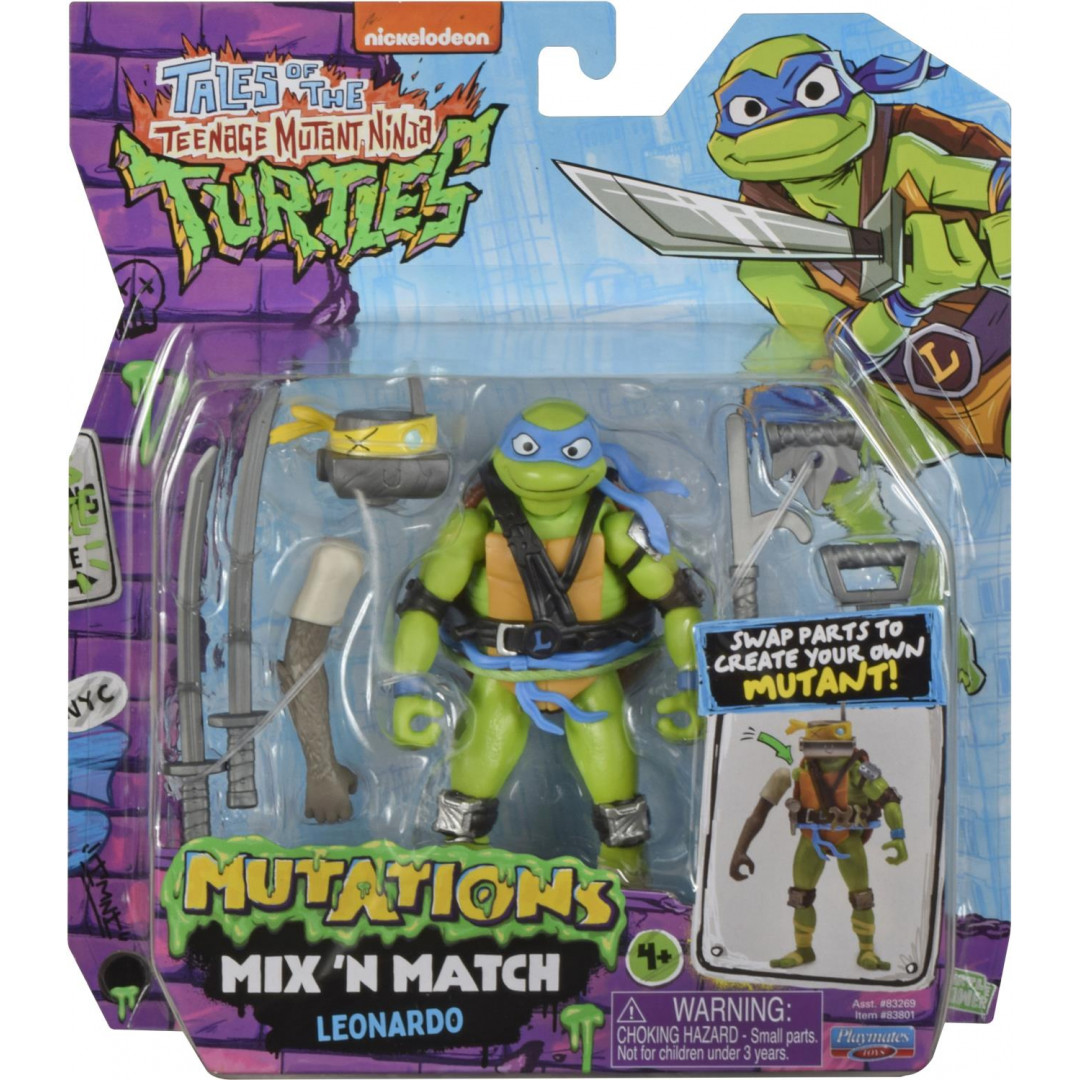 Teenage Mutant Ninja Turtles Tv Basic Figure Mix N Match