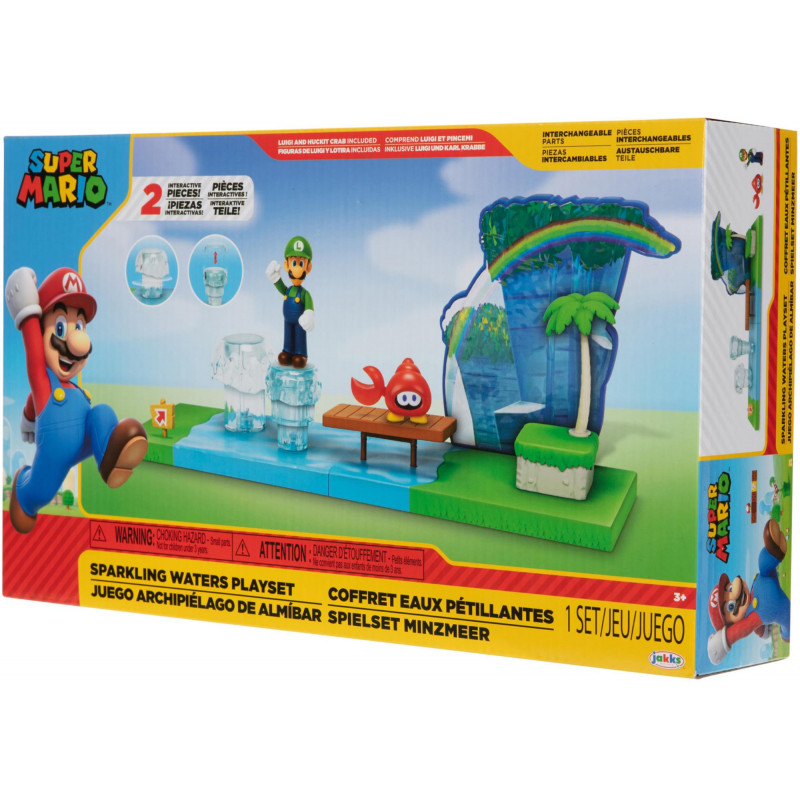 Nintendo Super Mario 2.5" Sparkling Waters Playset