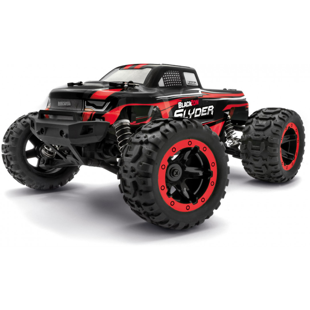 Blackzon Slyder MT 1 16 4WD Electric Monster Truck Red