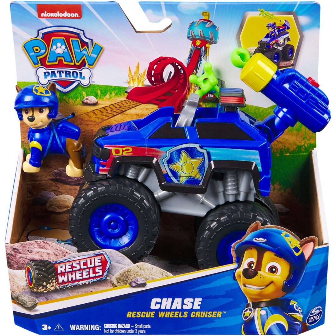 Paw Patrol Rescue Wheels Themed Vehicle - Chase - Afterpay