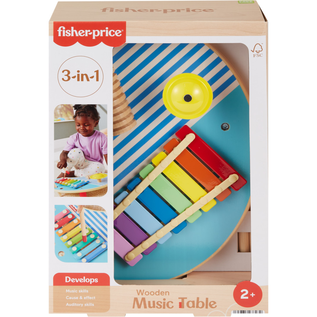 Fisher Price Wooden Music Table - Afterpay Available!