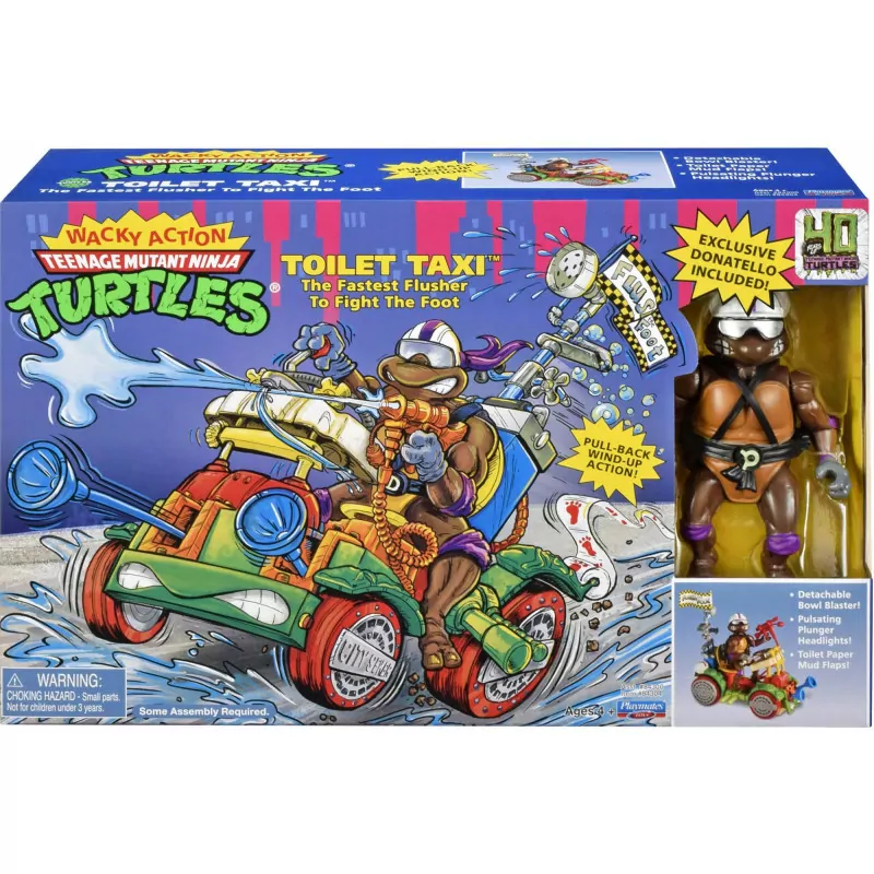 Teenage Mutant Ninja Turtles Classic Toilet Taxi With