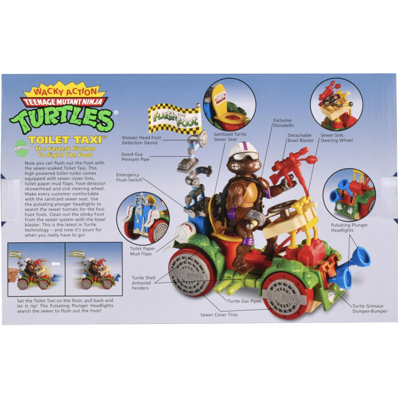 Teenage Mutant Ninja Turtles Classic Toilet Taxi With