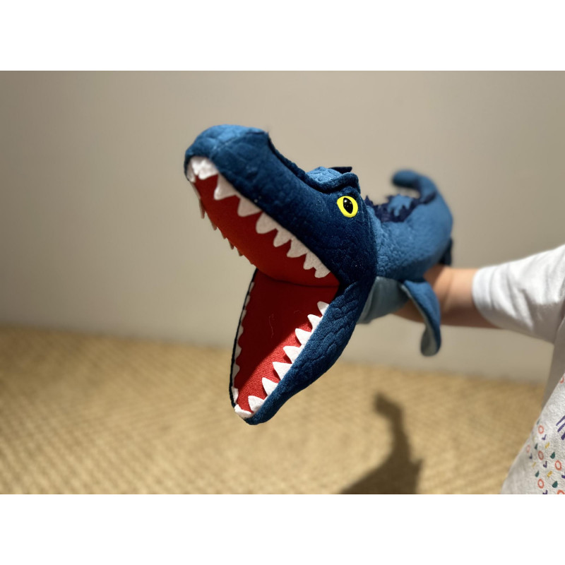 Johnco - Plush Hand Puppet - Mosasaurus - Afterpay
