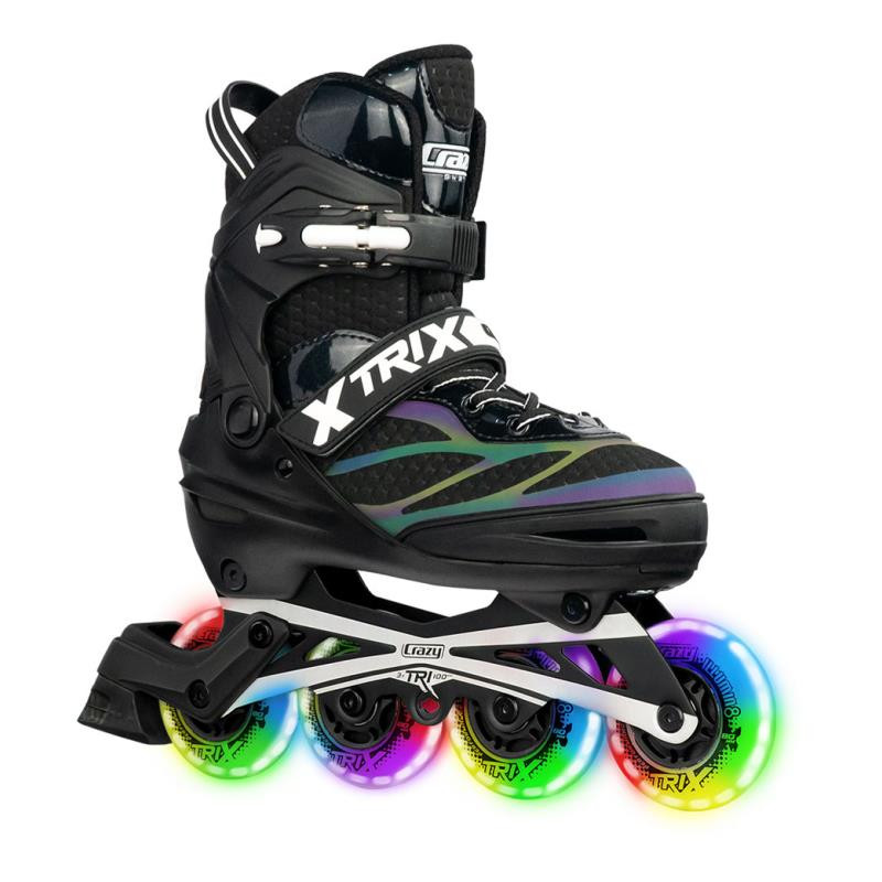 Trix Adjustable Pro Inline Skate Black | Lge 4-7 - Afterpay