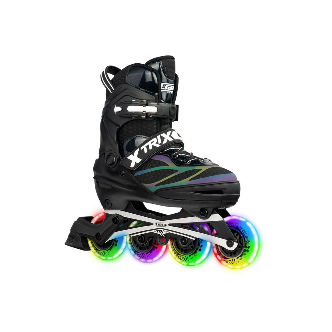 Trix Adjustable Pro Inline Skate Black | Lge 4-7 - Afterpay