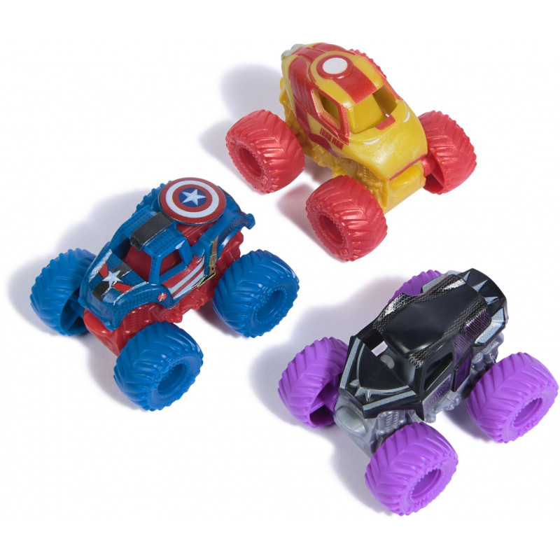 Monster Jam Mini Marvel 3 Pack Bundle - Afterpay Available!