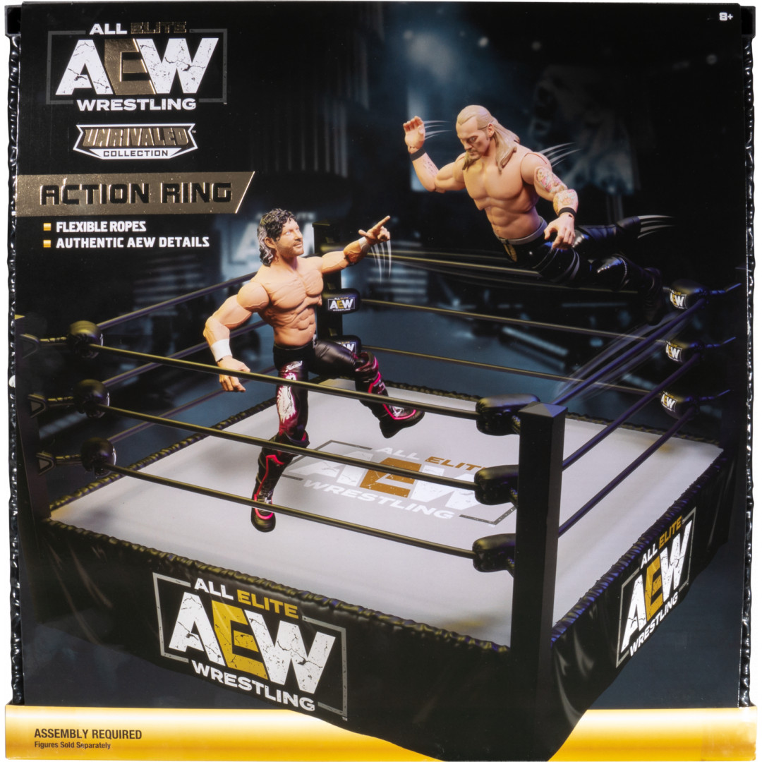 AEW - Medium Playset - Unrivaled Figure Wrestling Ring