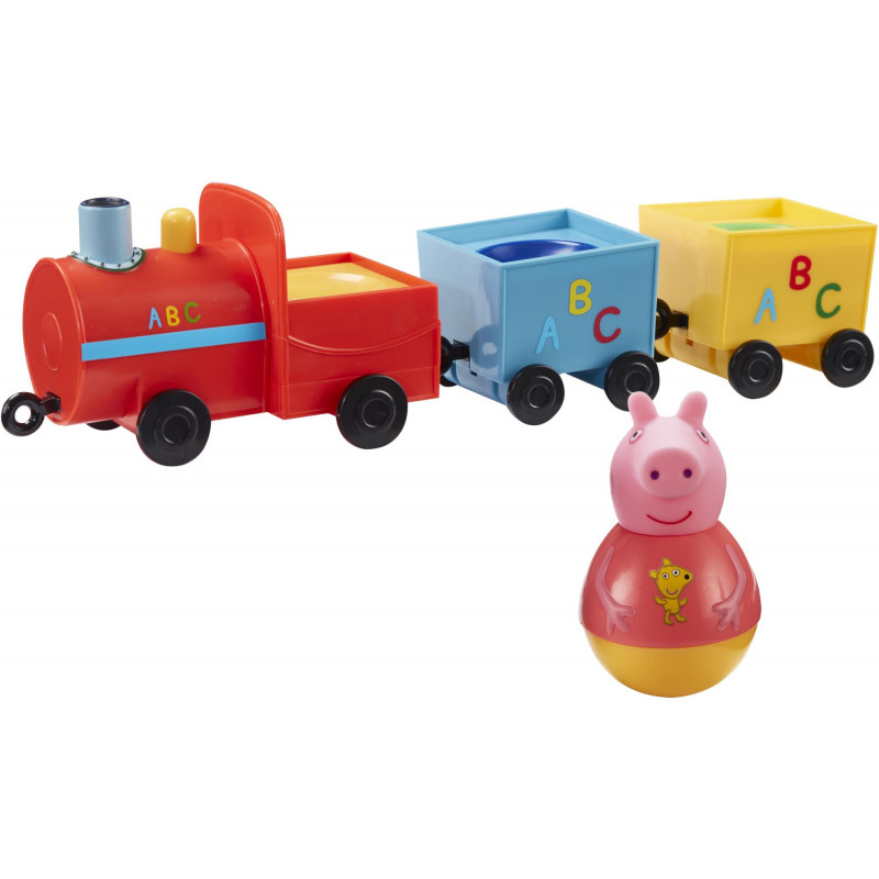 Weebles Peppa Pig Wobbily Train - Afterpay Available!