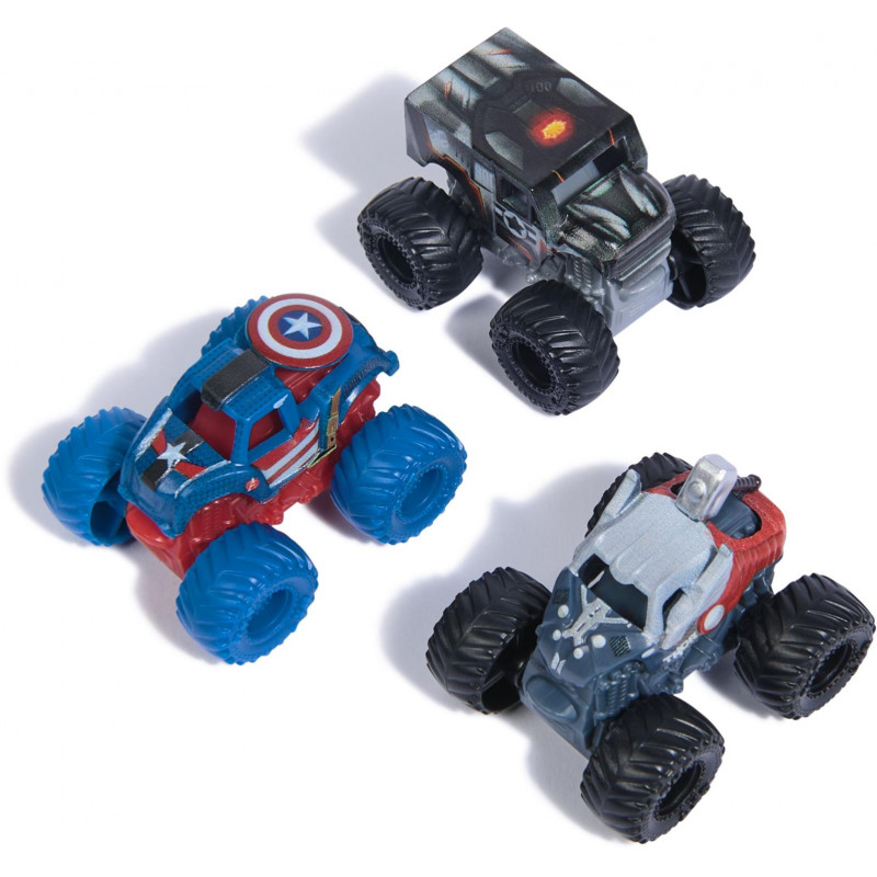 Monster Jam Mini Marvel 3 Pack Bundle - Afterpay Available!