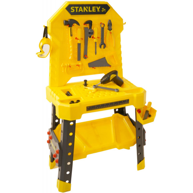 Stanley Jr Workbench Tool Set & Power Drill 140Pc