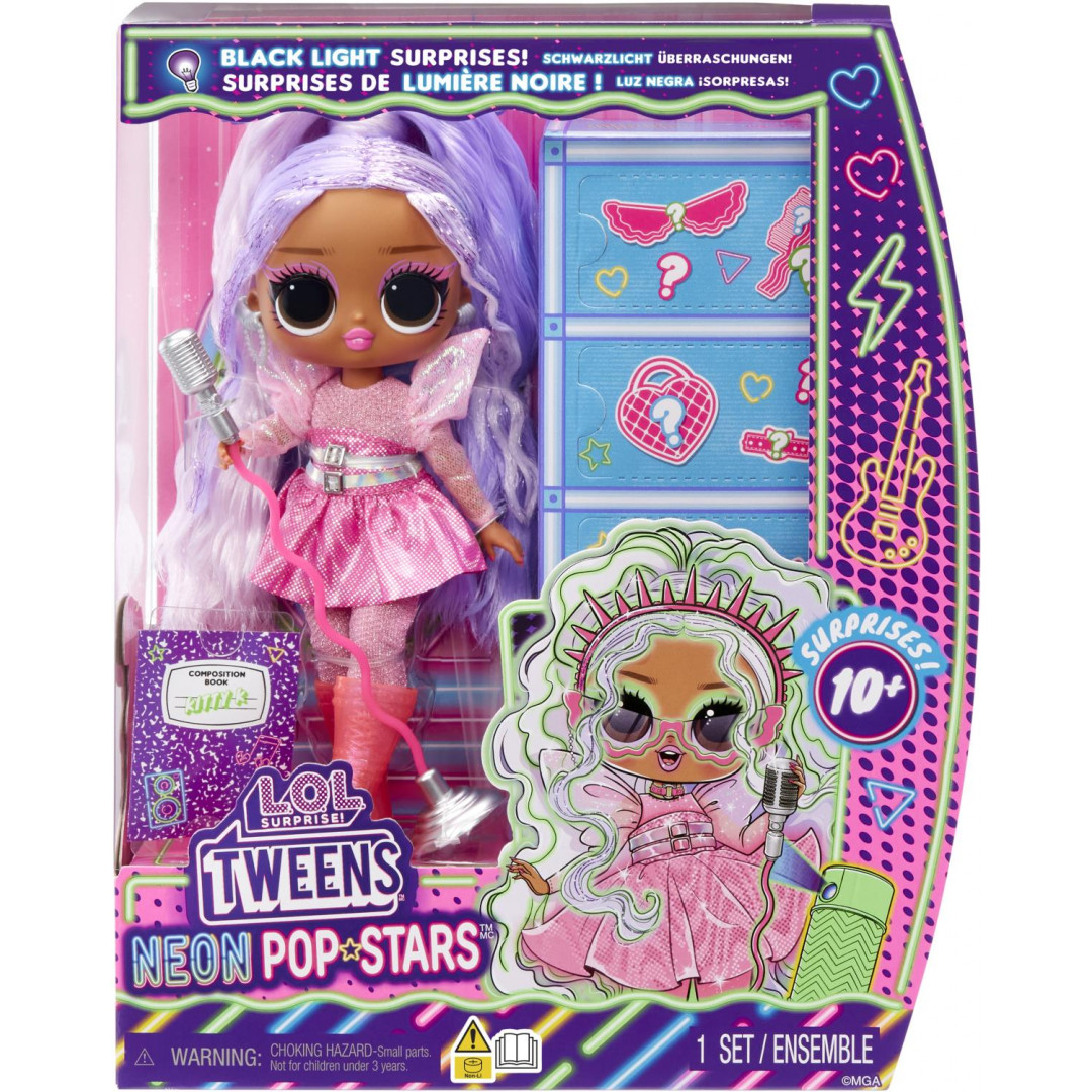 L.O.L. Surprise Tweens Neon Pop Stars - Kitty K - Afterpay