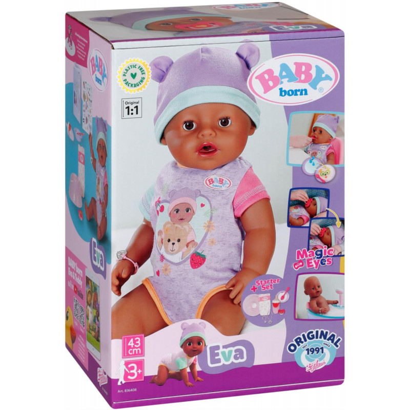 Baby Born Eva 43cm (Magic Girl Doc Refresh) - Afterpay