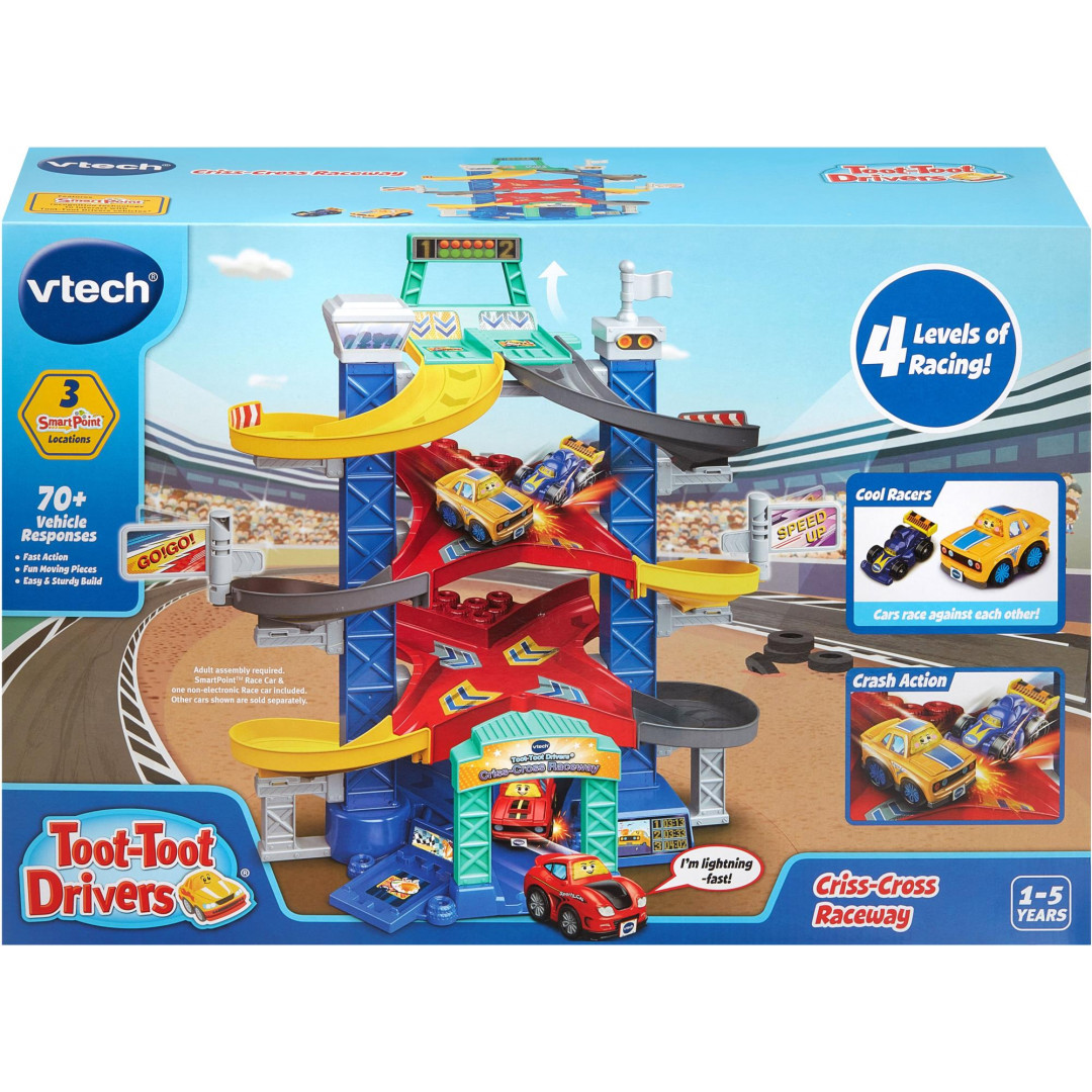 Vtech Toot-Toot Drivers Criss-Cross Raceway - Afterpay