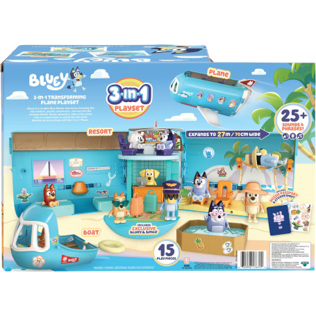 Bluey S11 3 In 1 Airplane Playset - Afterpay Available!