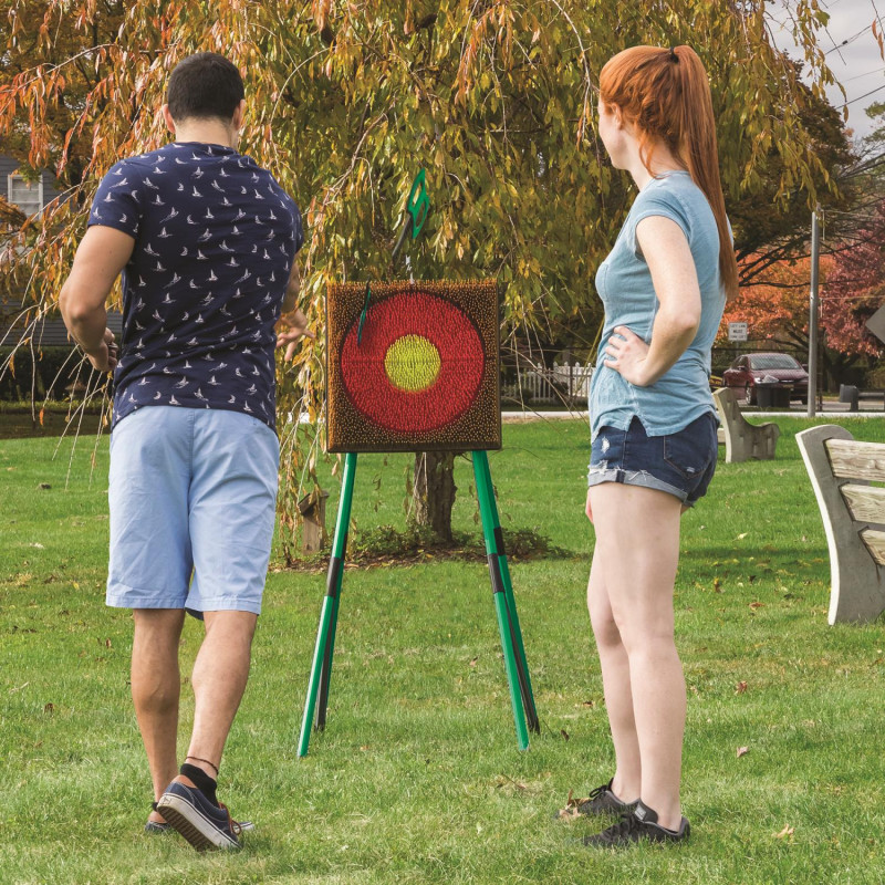 Go Play! 2 In 1 Axe Throw And Archery Set - Afterpay