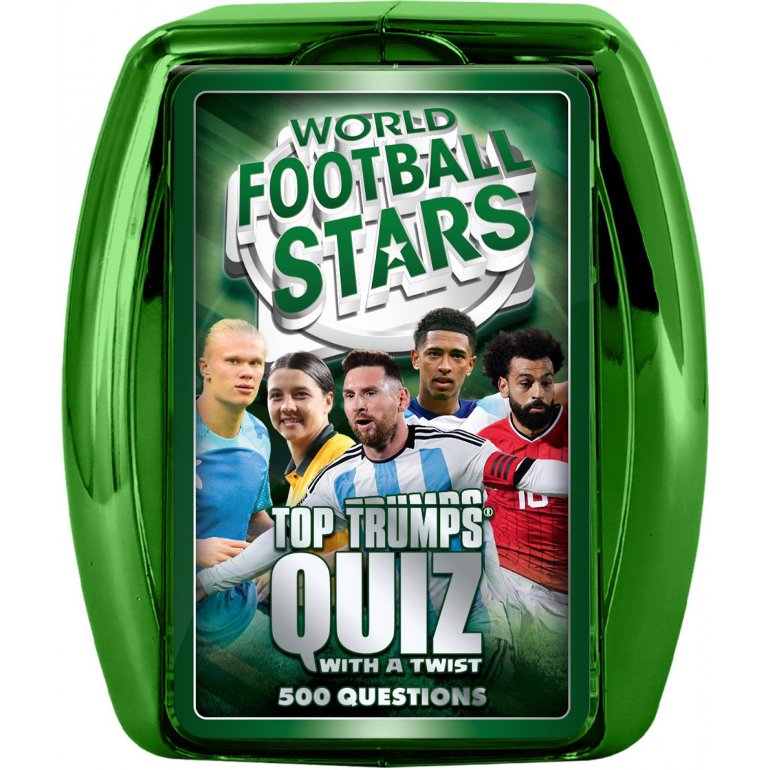 World Football Stars (Green) Top Trumps Quiz - Afterpay