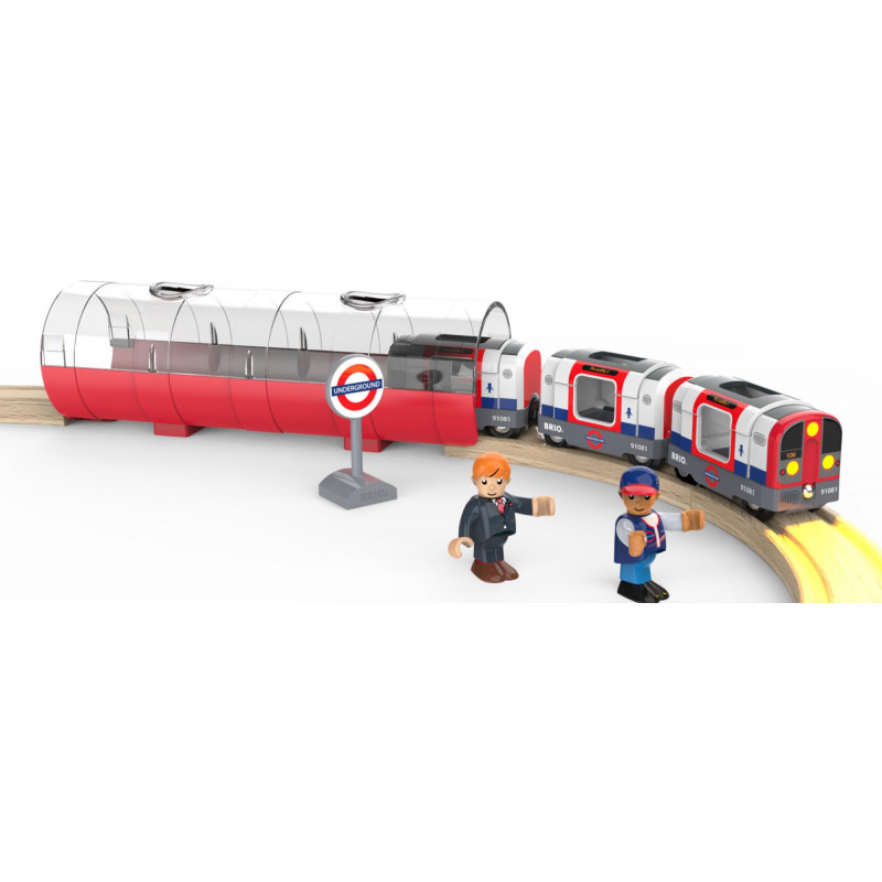 Brio - London Underground Train 7 Pieces - Afterpay