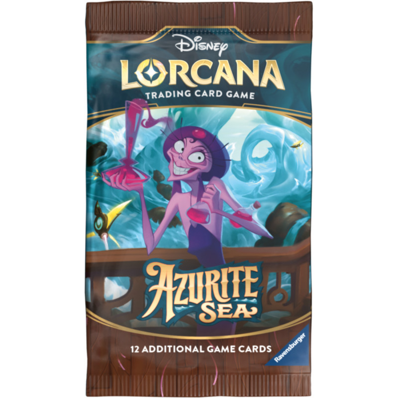Disney Lorcana S6 Azurite Sea Booster Pack Assorted