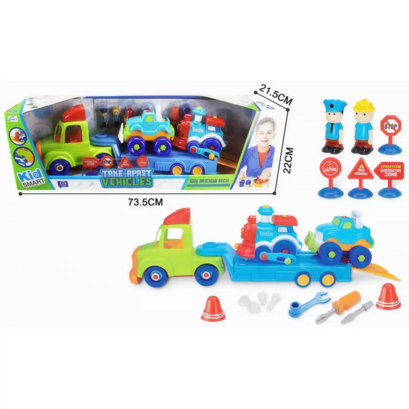 Self-Assembling Train Trailer Set - Afterpay Available!