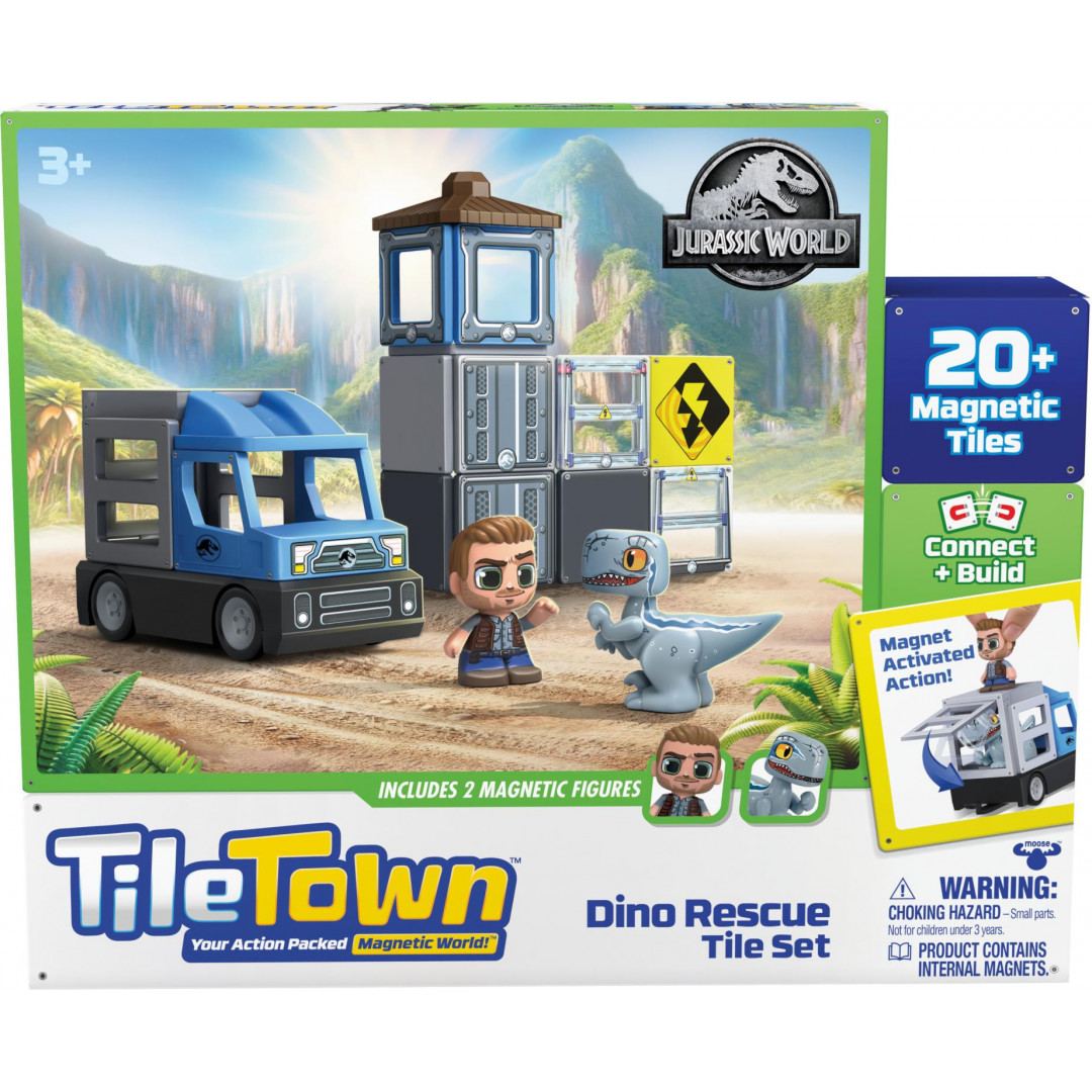 Tile Town Jurassic World Dino Scape Set - Afterpay