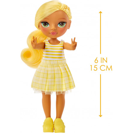 Rainbow High Littles Dolls- Daisy (Yellow) - Afterpay