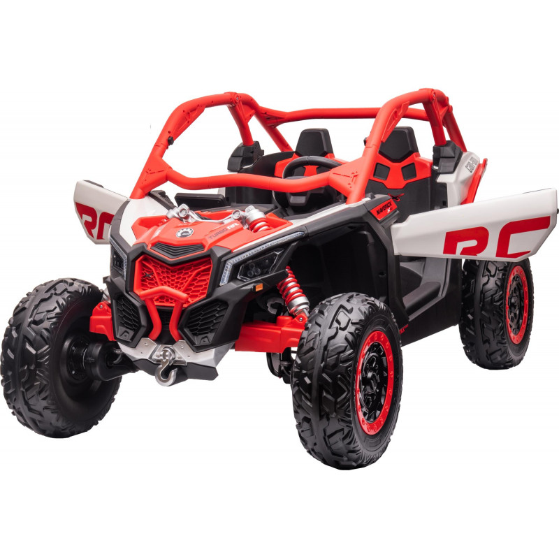 Can-Am Licensed Electric UTV 24V Kids Ride On - Red