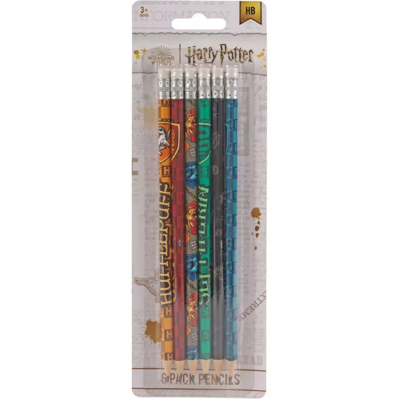 Harry Potter 6Pk Pencils - Afterpay Available!