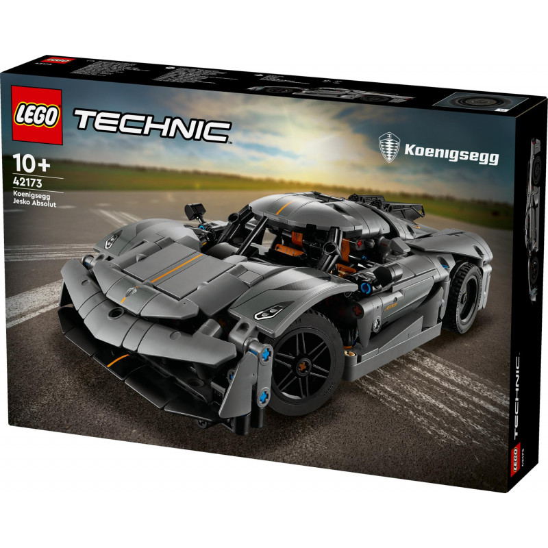 LEGO Technic Koenigsegg Jesko Absolut Grey Hypercar 42173