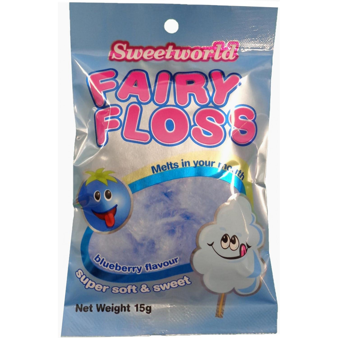 Sweetworld Fairy Floss Small Packet Assorted Flavours
