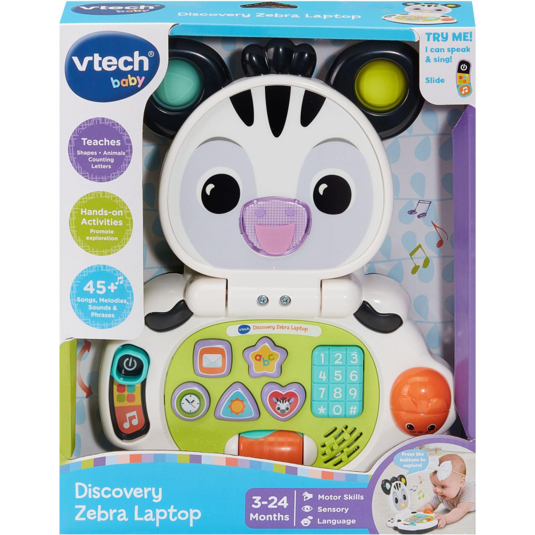 Vtech Discovery Zebra Laptop - Afterpay Available!