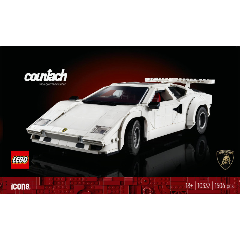 LEGO Icons Lamborghini Countach 5000 Quattrovalvole 10337