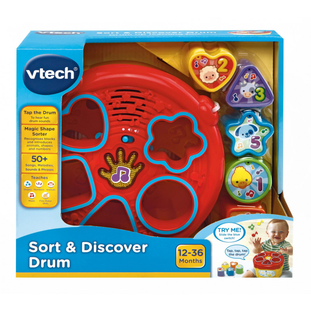 Vtech Sort & Discover Drum - Afterpay Available!