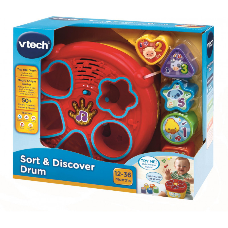 Vtech Sort & Discover Drum - Afterpay Available!