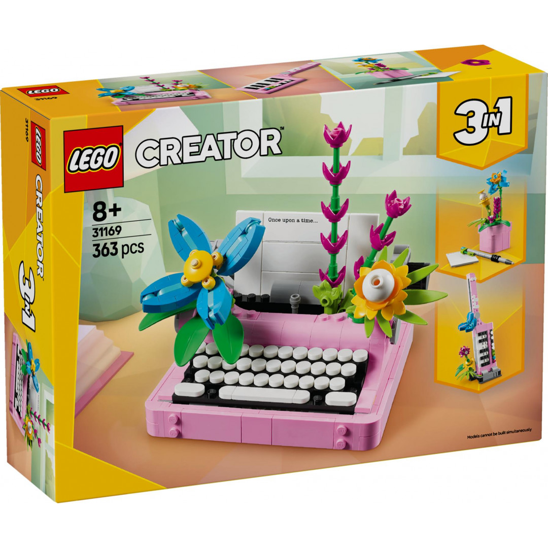 LEGO Creator Typewriter with Flowers 31169 - Afterpay