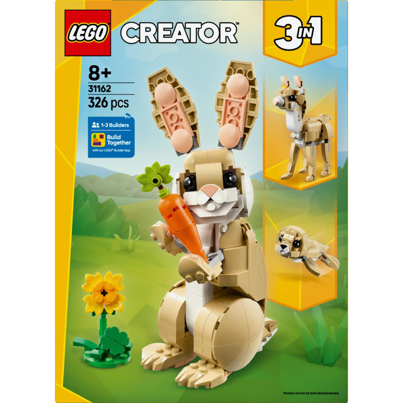 LEGO LEGO Creator Cute Bunny 31162 - Afterpay Available!