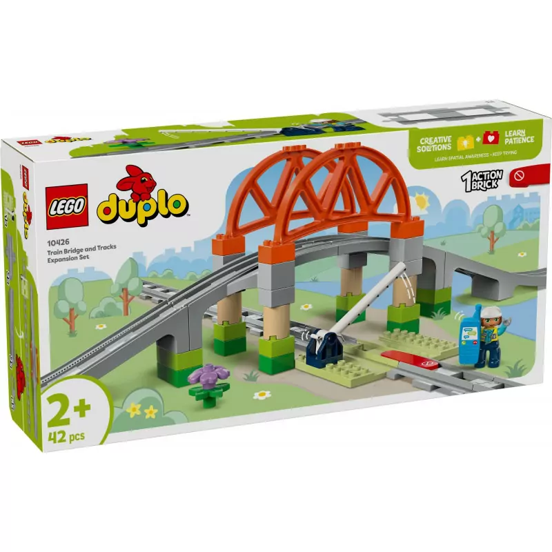 LEGO Duplo Town Train Bridge And Tracks Expansion Set 10426