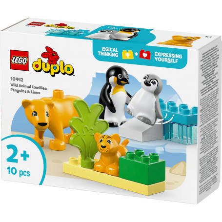 LEGO Duplo Town Wild Animal Families: Penguins & Lions