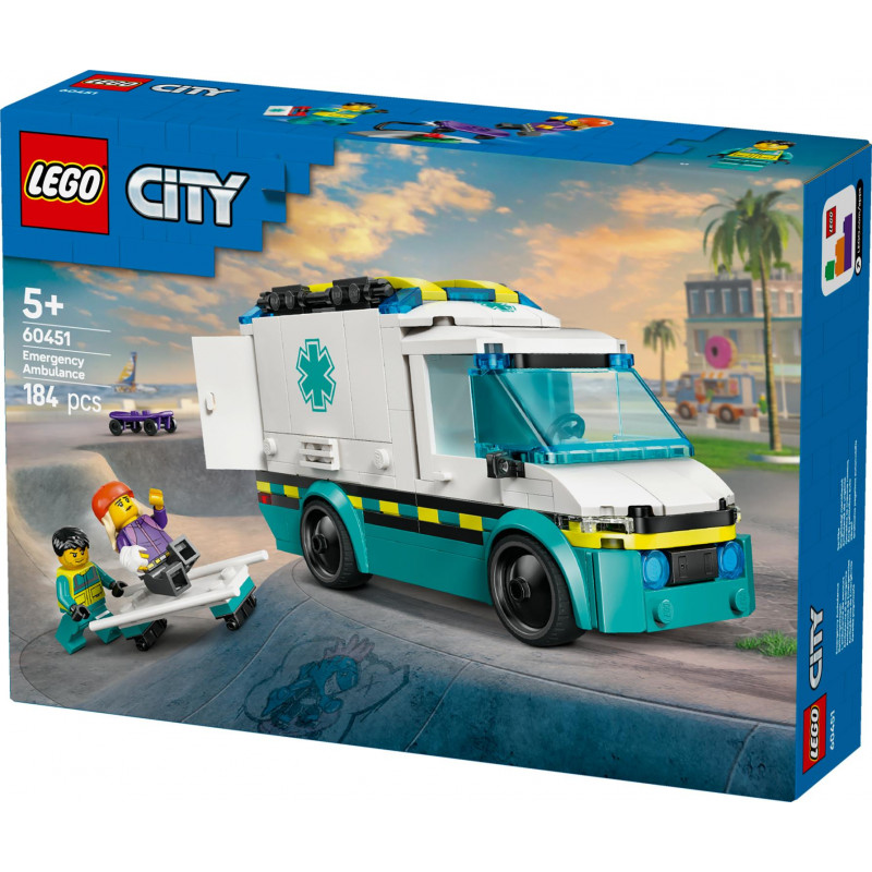 LEGO City Emergency Ambulance 60451 - Afterpay Available!