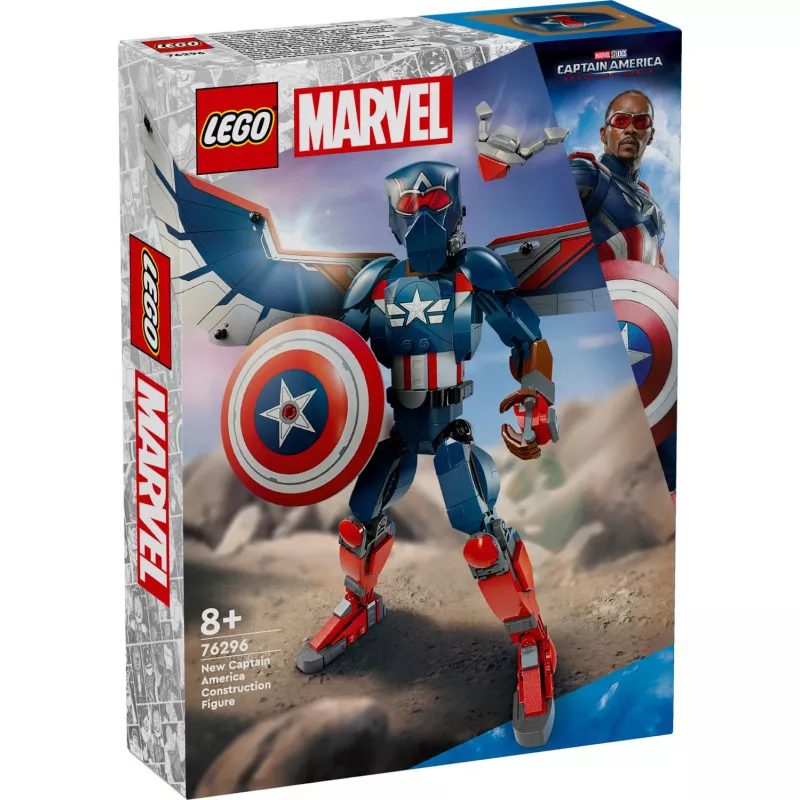 LEGO Super Heroes New Captain America Construction Figure