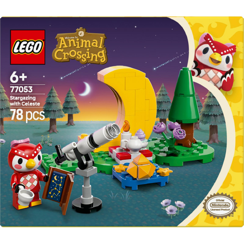LEGO Animal Crossing Stargazing With Celeste 77053