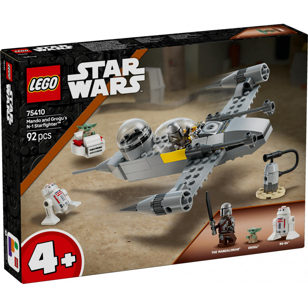 LEGO Star Wars Mando And Grogu's N-1 Starfighter 75410