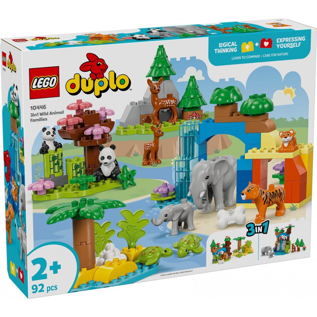 LEGO Duplo Town 3In1 Wild Animal Families 10446 - Afterpay