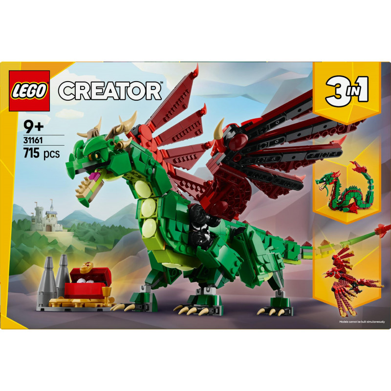 LEGO Creator Medieval Dragon 31161 - Afterpay Available!