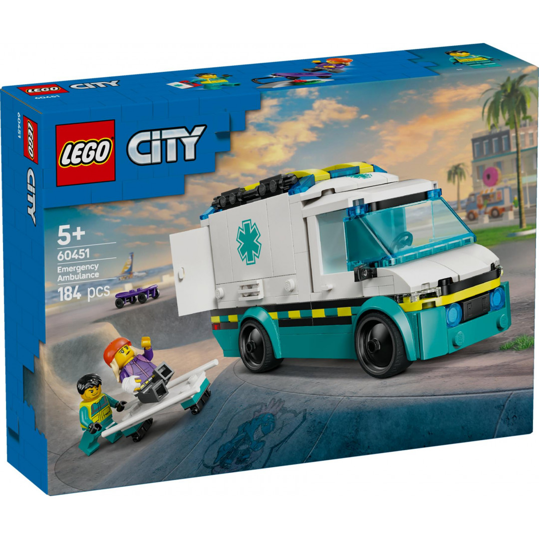 LEGO City Emergency Ambulance 60451 - Afterpay Available!