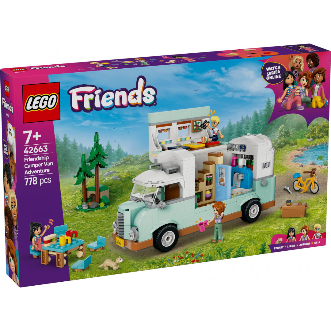 LEGO Friends Friendship Camper Van Adventure 42663