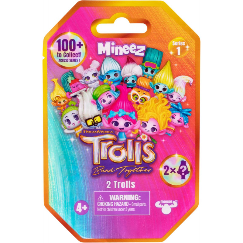 Trolls S1 Mineez Figure 2Pk Assorted - Afterpay Available!